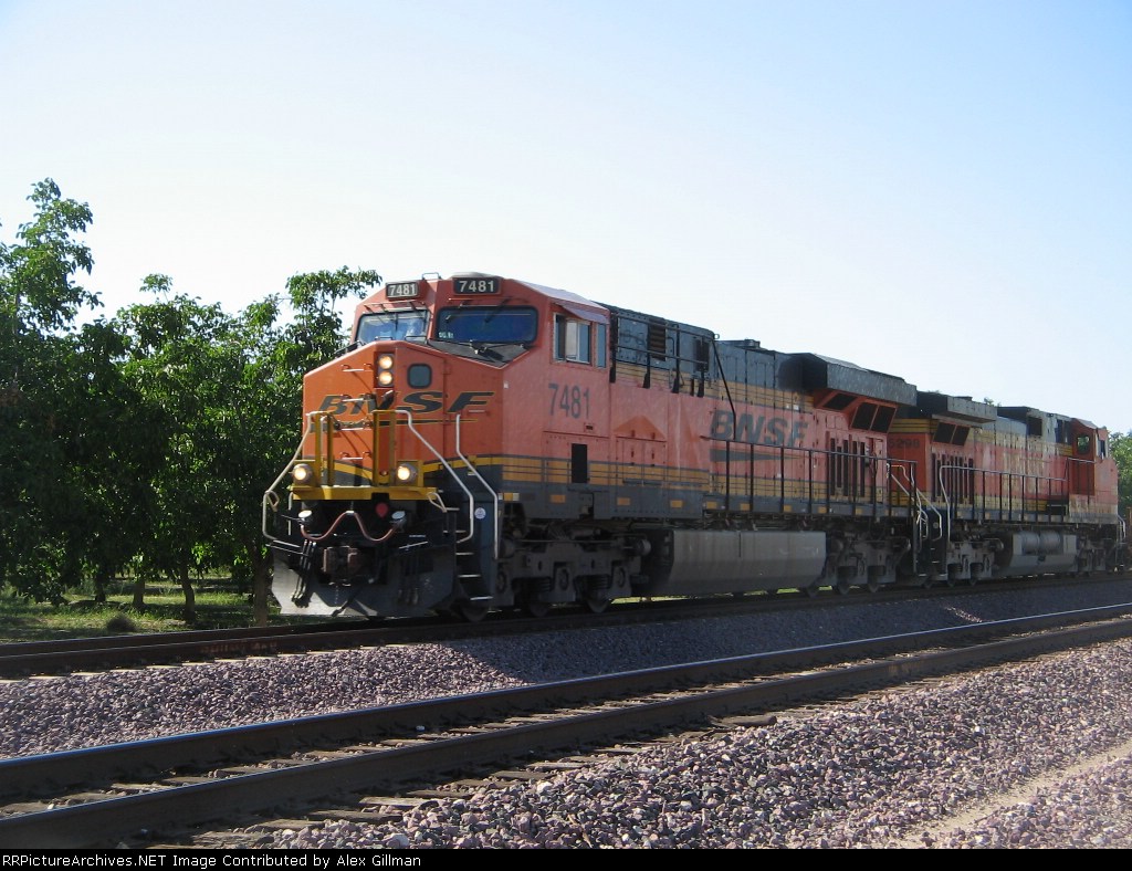 BNSF 7481 East